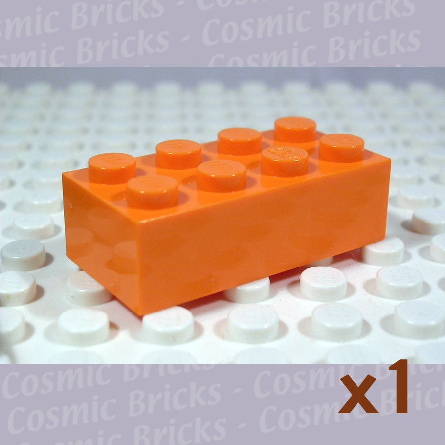 LEGO Orange Brick 2x4 4153827 3001 (single,N)