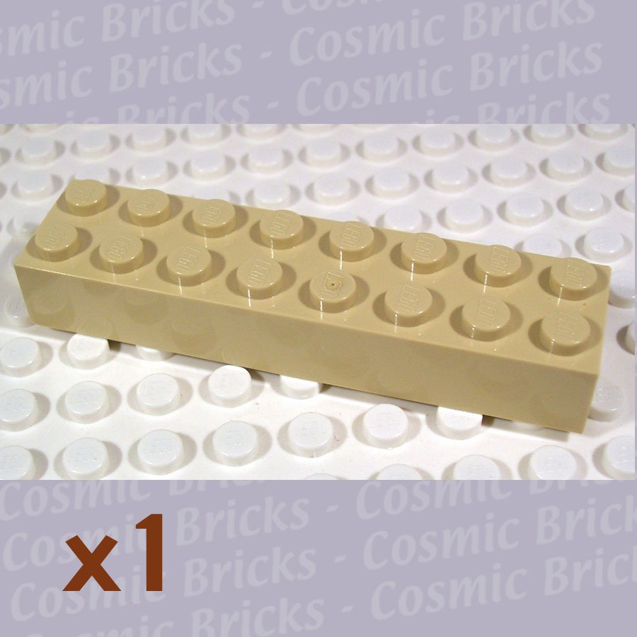 LEGO Tan Brick 2x8 4141533 3007 (single,N)