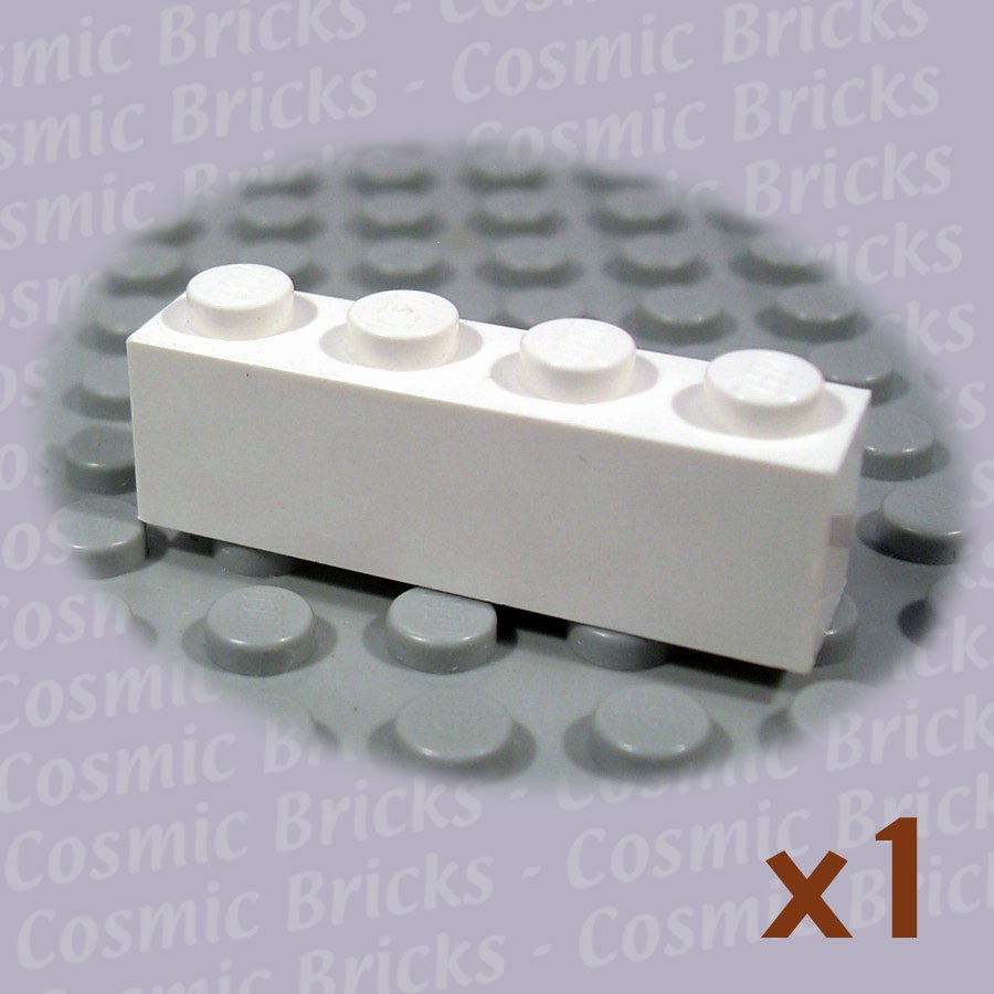 LEGO White Brick 1x4 301001 3010 (single,N)