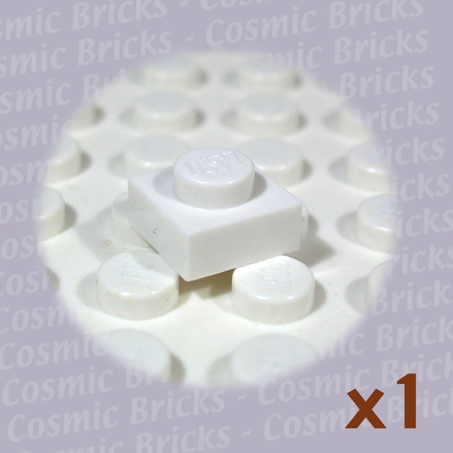 LEGO White Plate 1x1 302401 3024 (single,N)