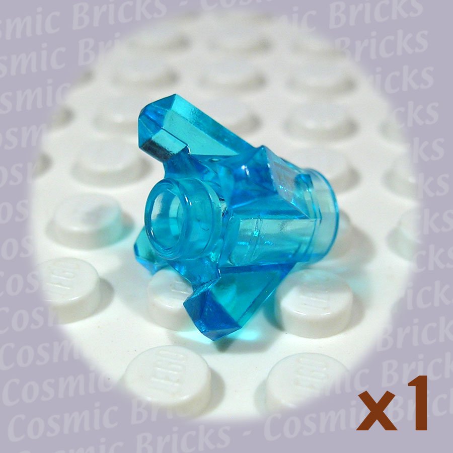 LEGO Trans Light Blue Crystal W/Cored Knob 6019570 11127 (single,N)