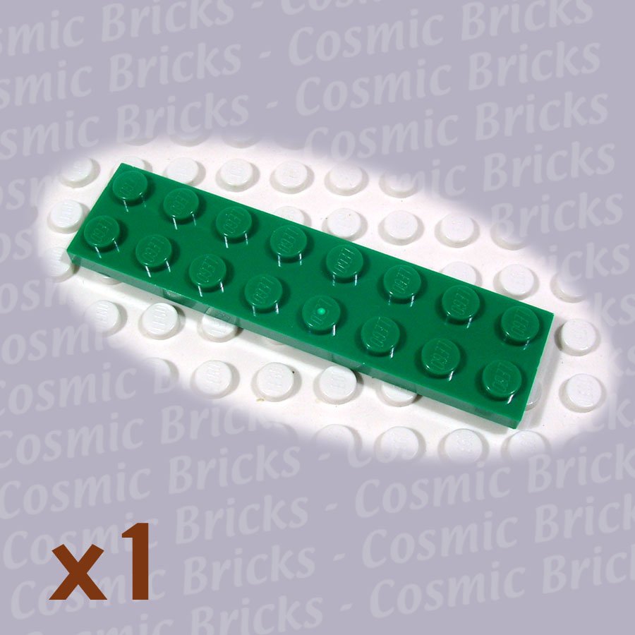 LEGO Dark Green Plate 2x8 303428 3034 (single,N)