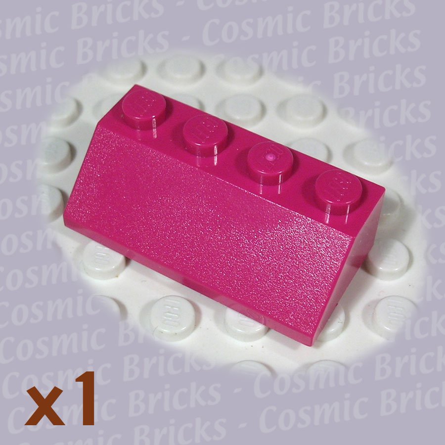 LEGO Bright Reddish Violet Slope 45 2x4 4518889 3037 (single,N)