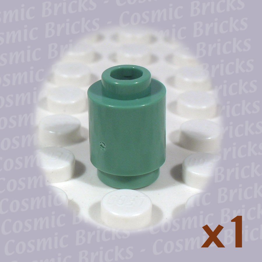 LEGO Sand Green Brick Round 1x1 4155071 3062 (single,U)