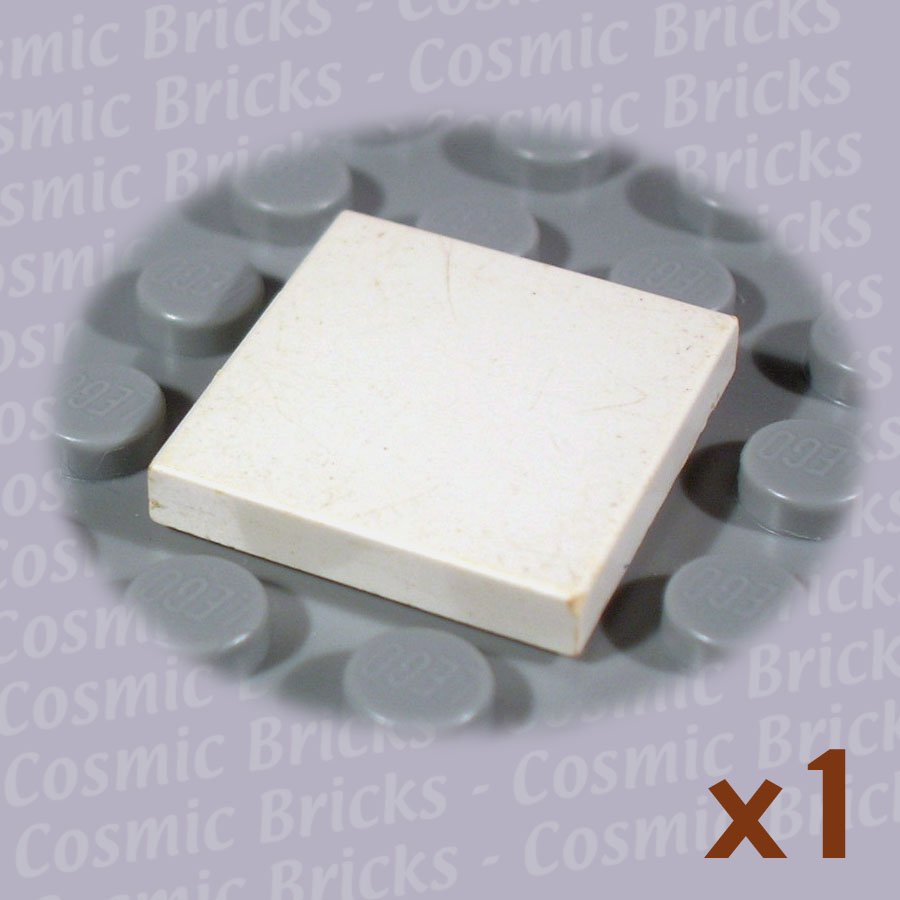 LEGO White Tile 2x2 3068 306801 (single,N)
