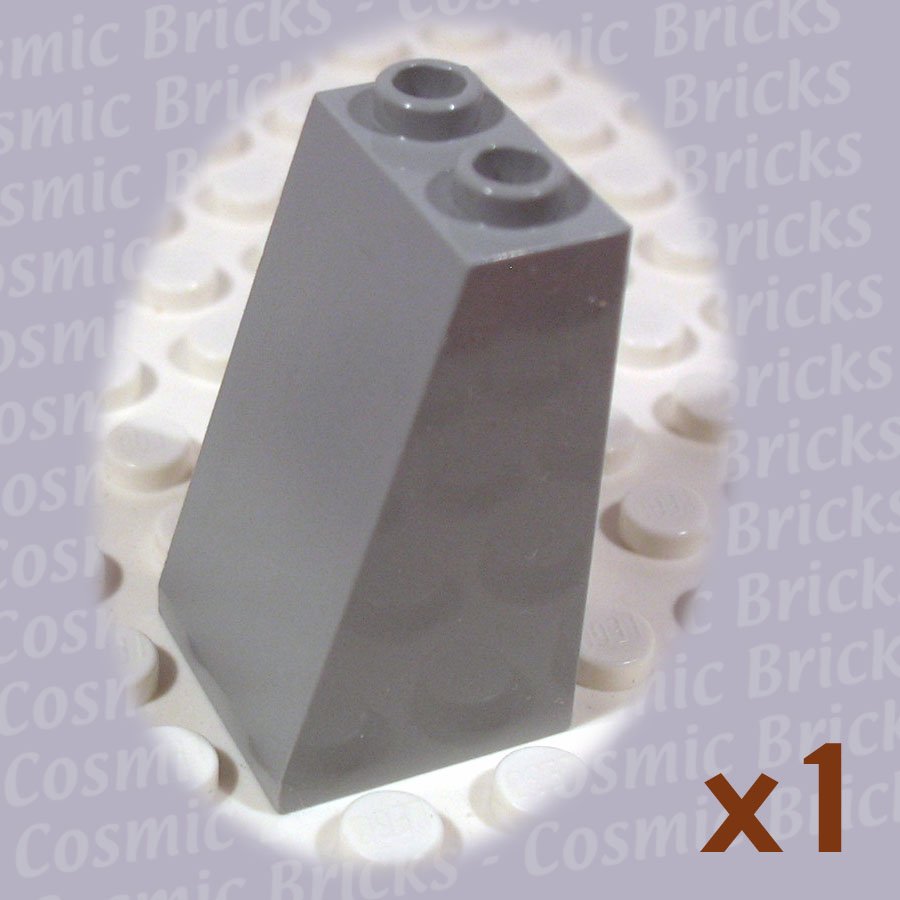 LEGO Medium Stone Grey Slope 75° 2x2x3 4211684 30499 (single,N)