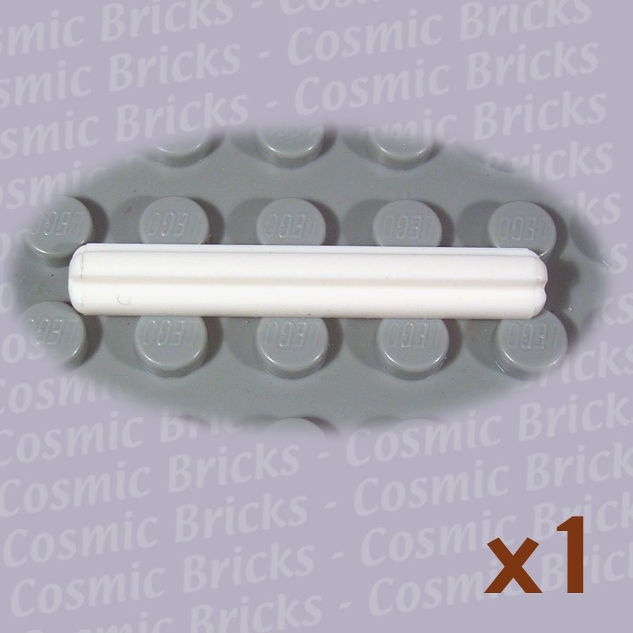 LEGO White Technic Axle 4L 3705 (single,N)