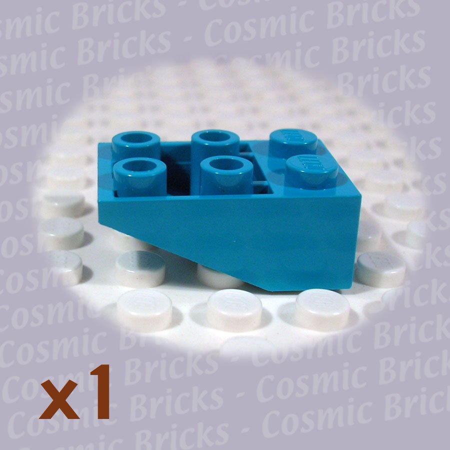 LEGO Bright Bluish Green Slope Inverted 33 3x2 4121833 3747 (single,N)