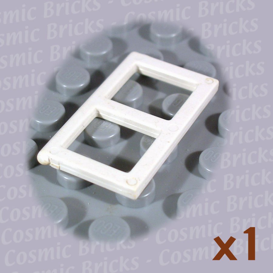 LEGO White Window 1x2x3 Pane 385401 3854 (single,N)