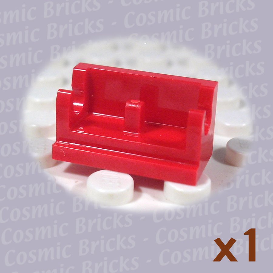 LEGO Bright Red Hinge Brick 1x2 Base 393721 3937 (single,N)