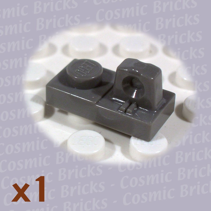 LEGO Dark Gray Hinge Plate 1x2 Locking 1 Finger Top 4144572 30383 ...