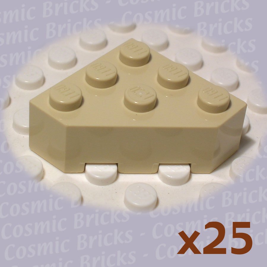 LEGO Brick Yellow Corner Brick 45 Deg 3X3 4203587 30505 (25 pack,N)