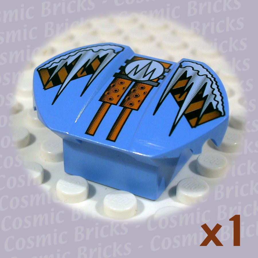 LEGO Medium Blue Brick Modified 2x2 Flared Wings 30600 (single,N)