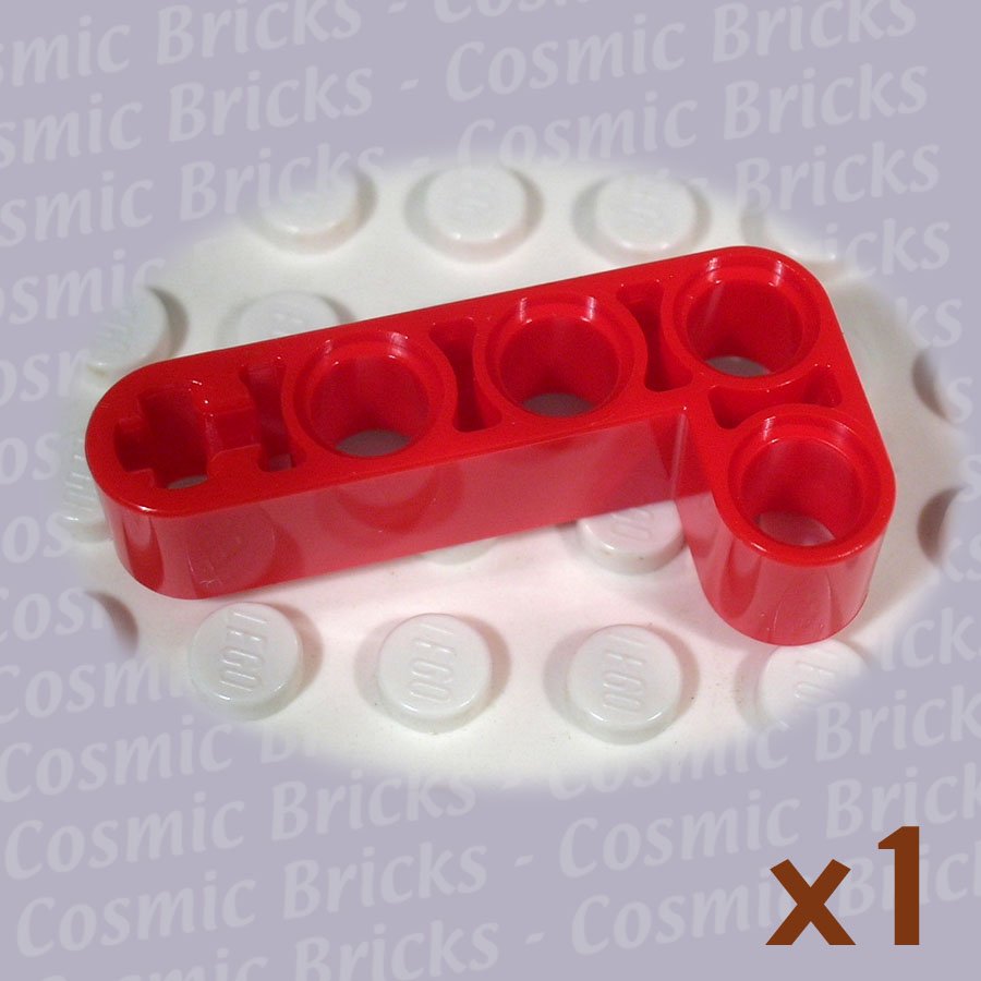 LEGO Bright Red Technic Liftarm 2x4 L-Shape Thick 32140 4141270 (single,N)