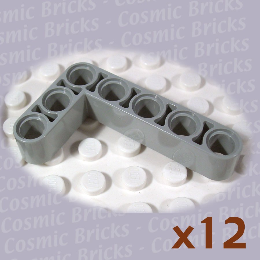 LEGO Grey Technic Angular Beam 3X5 90 Deg 4154958 32526 (12 pack,N)