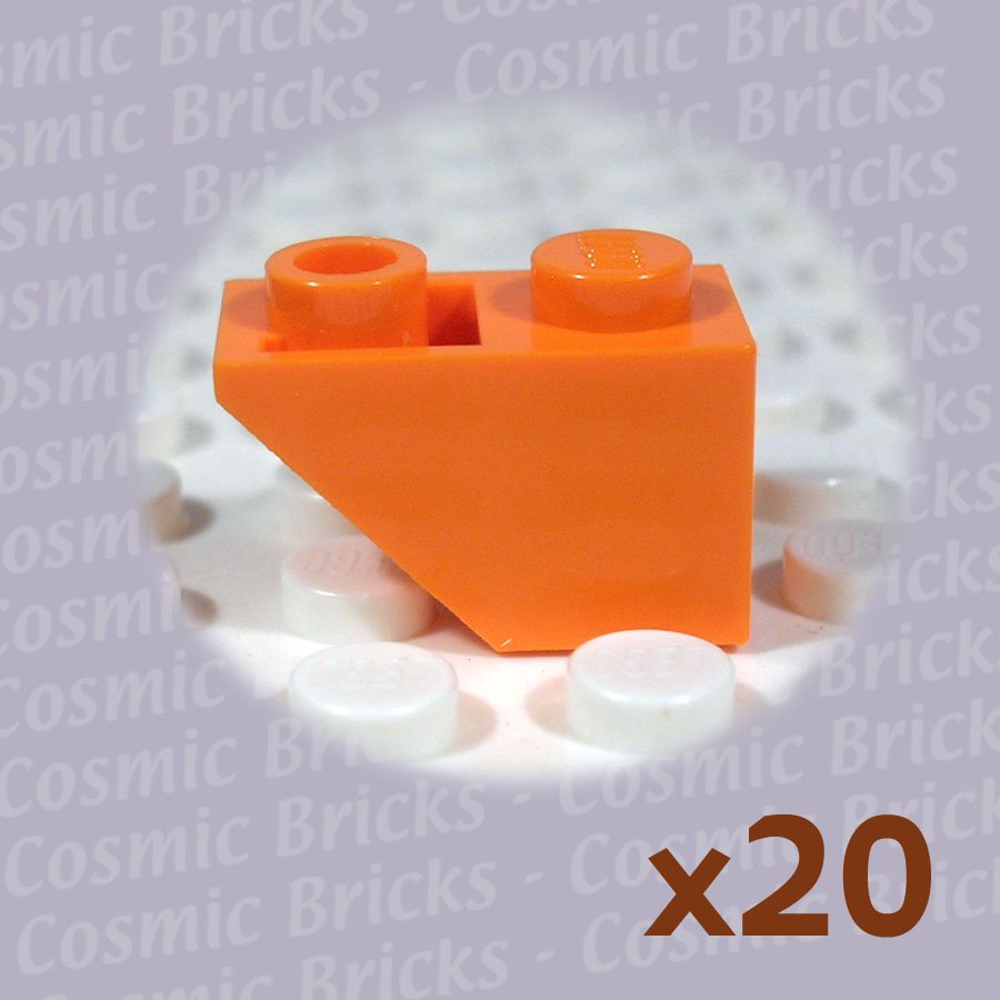 LEGO Bright Orange Roof Tile 1X2 Inv 4159195 3665 (20 pack,N)