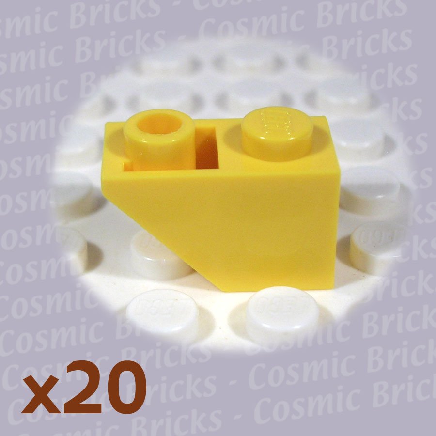LEGO Bright Yellow Roof Tile 1X2 Inv 366524 3665 (20 pack,N)