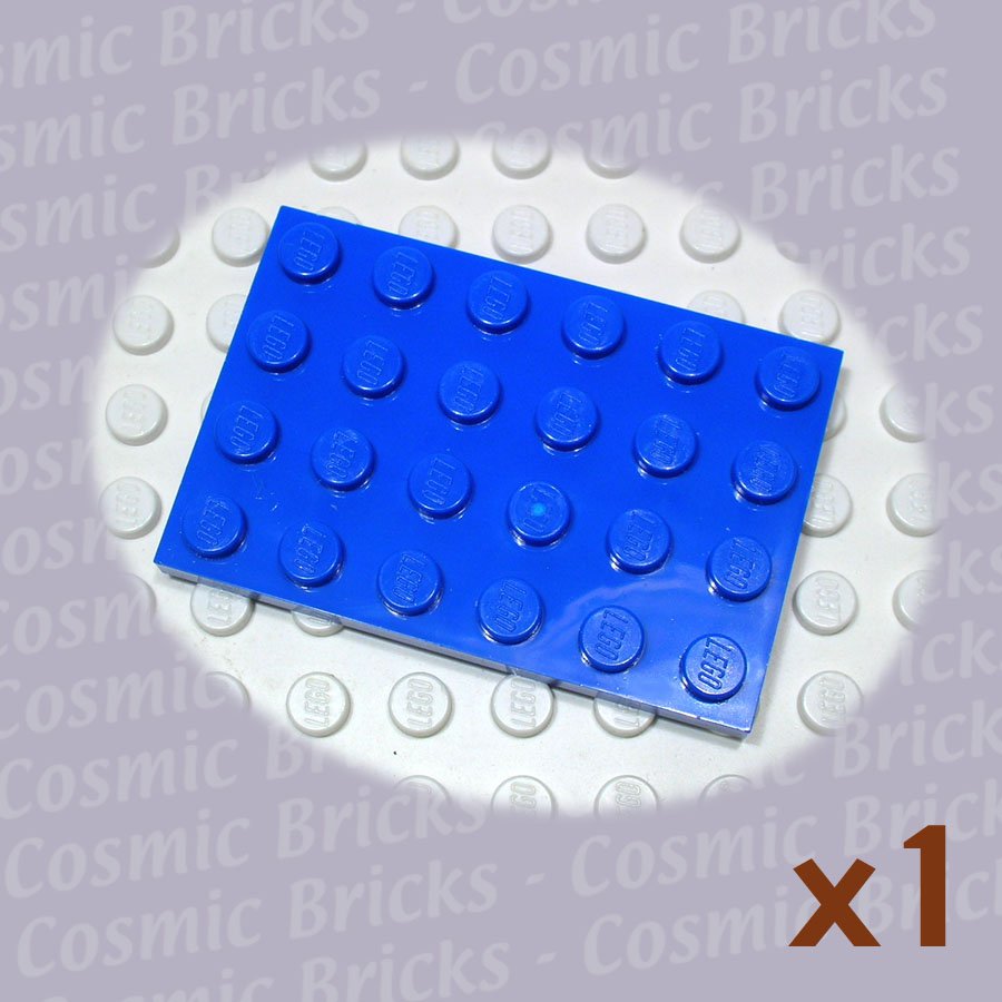 LEGO Blue Plate 4x6 303223 3032 (single,N)