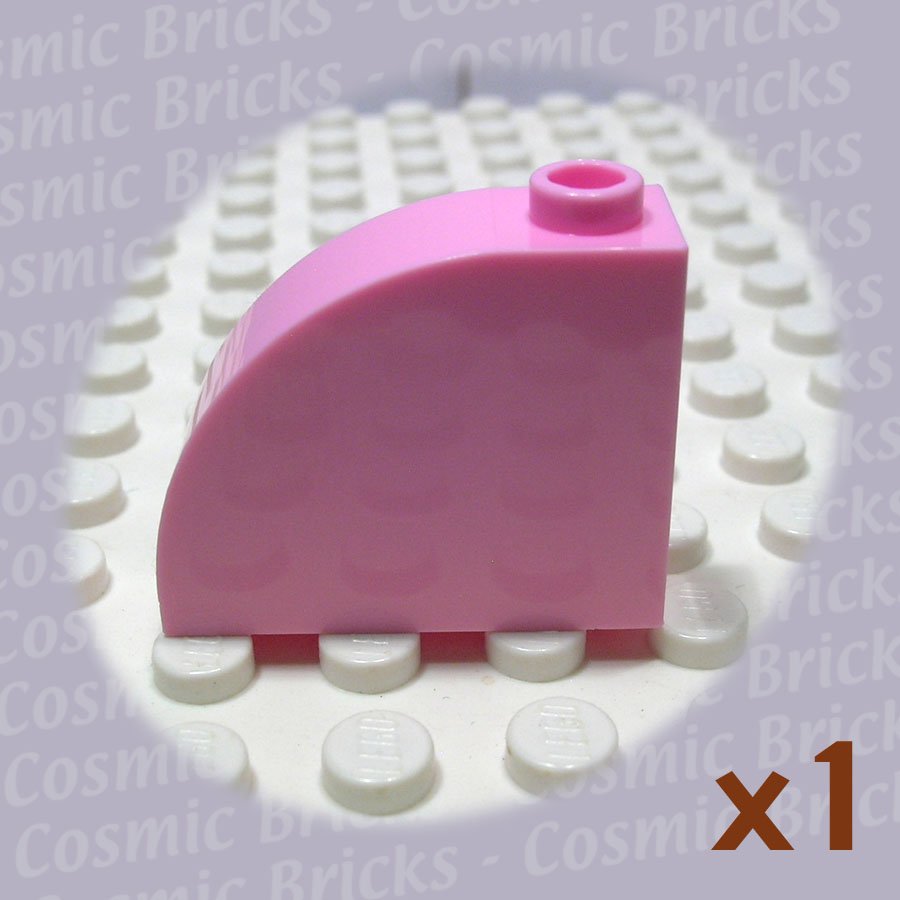 LEGO Light Purple Brick Modified 1x3x2 Curved Top 33243 4599544 (single,N)