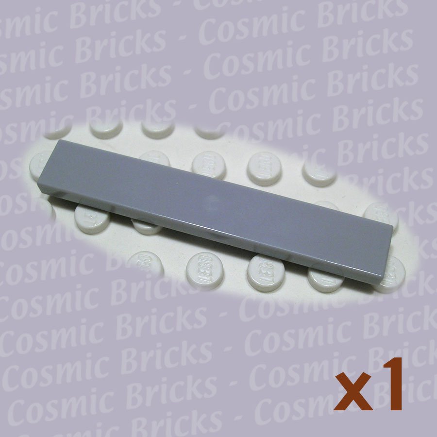 LEGO Medium Stone Grey Tile 1x6 4211549 6636 (single,N)