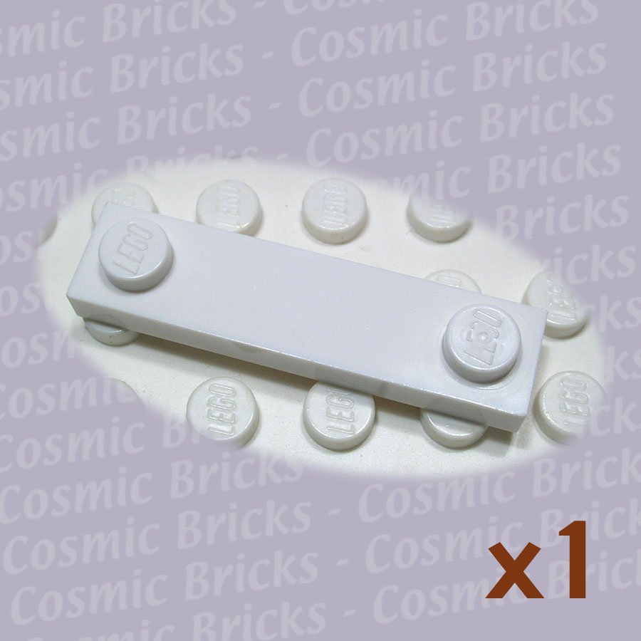 LEGO White Plate Modified 1x4 2 Studs 4597131 92593 (single,N)