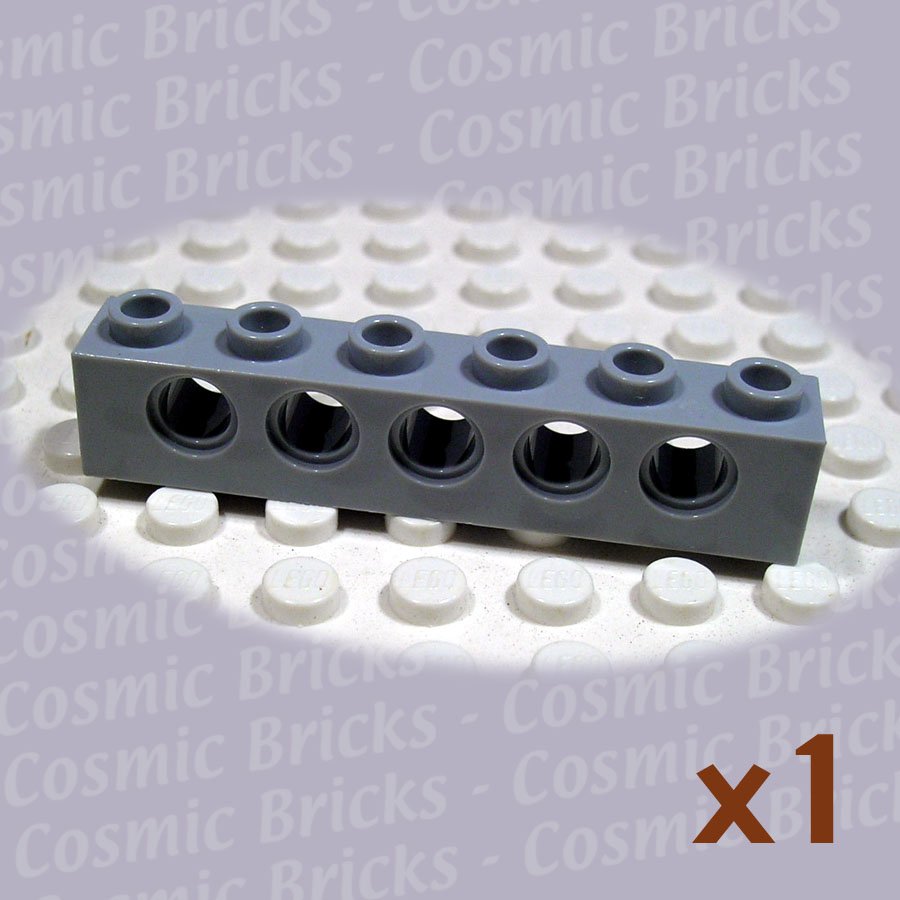 LEGO Grey Technic Brick 1x6 Holes 389402 3894 (single,U)