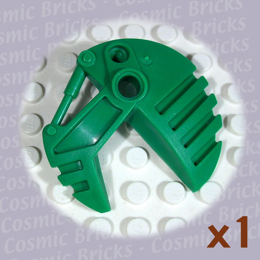 LEGO Dark Green Bionicle Weapon 5x5 Shield Wrench 41659 (single,N)