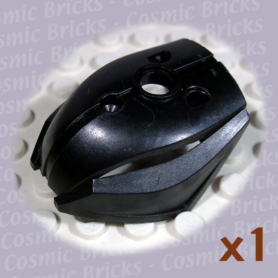 LEGO Metallic Black Bionicle Head Rahkshi 4235867 44807 (single,U)