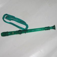 Green Kingsley Kolor Recorder 12" with Neck Strap