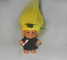 Russ Graduation Troll Doll Black Gown Cap with Yellow Tassel Gown ...