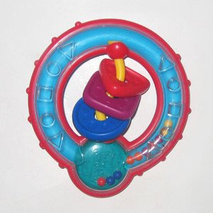 Baby Einstein Multicolored Rattle with Sliding Beads