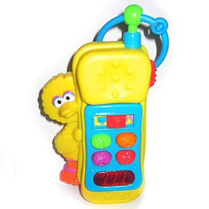 Vintage Tyco Sesame Street Big Bird Pretend Phone 8"