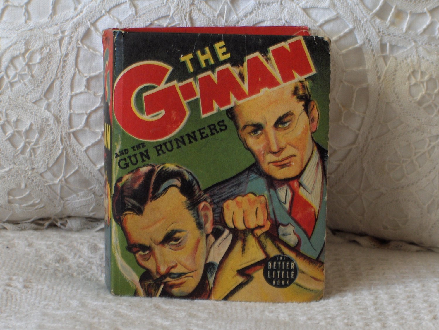 WHITMAN THE G-MAN 1940 "Better Little Book" Gun Runners Comic Book