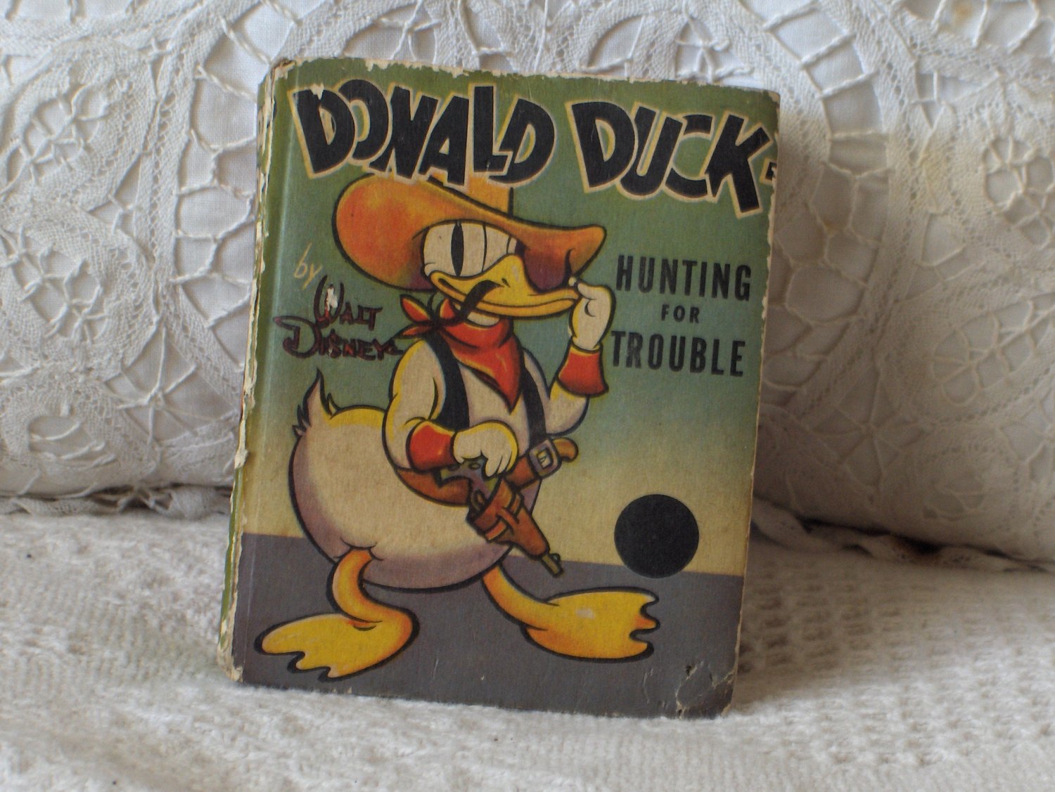 WALT DISNEY'S 1938 "Donald Duck" Hunting For Trouble Big Little Book ...