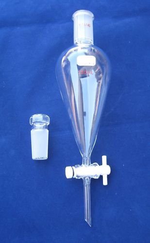 250ml Separatory funnel W glass stopper PTFE stopcock