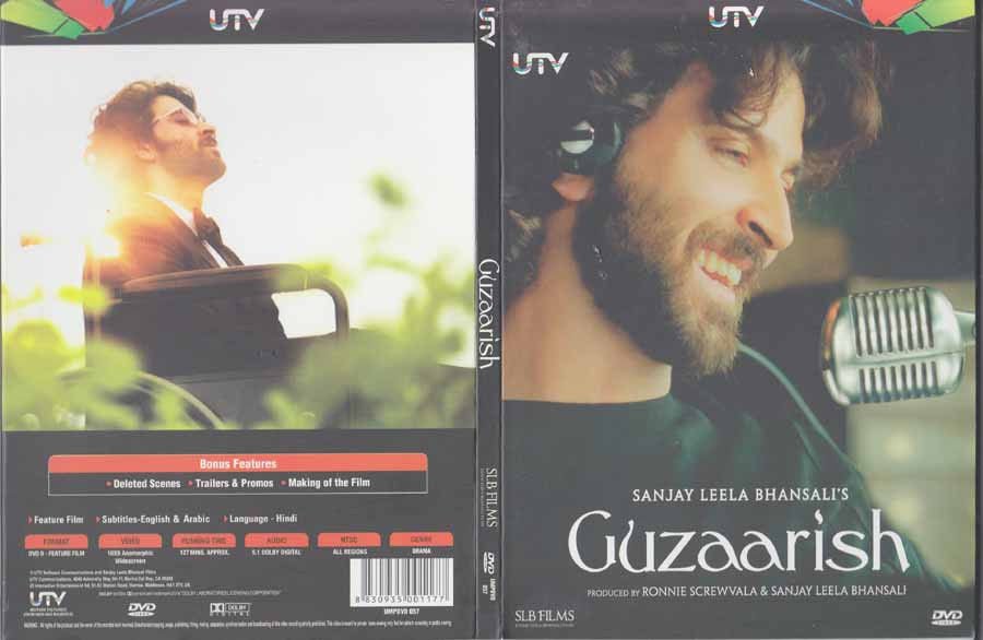 Guzaarish Hindi DVD(Bollywood/Film) *ing Hrithik Roshan, Aishwarya Rai