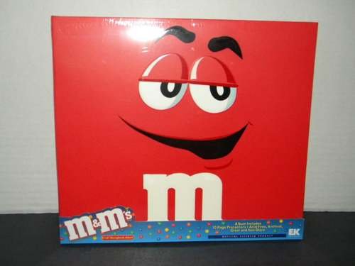 M&M Red Character scrapbooking Album 8x8 M63138