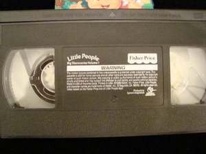 Fisher Price Little People Vol 1 VHS Movie Big Discover