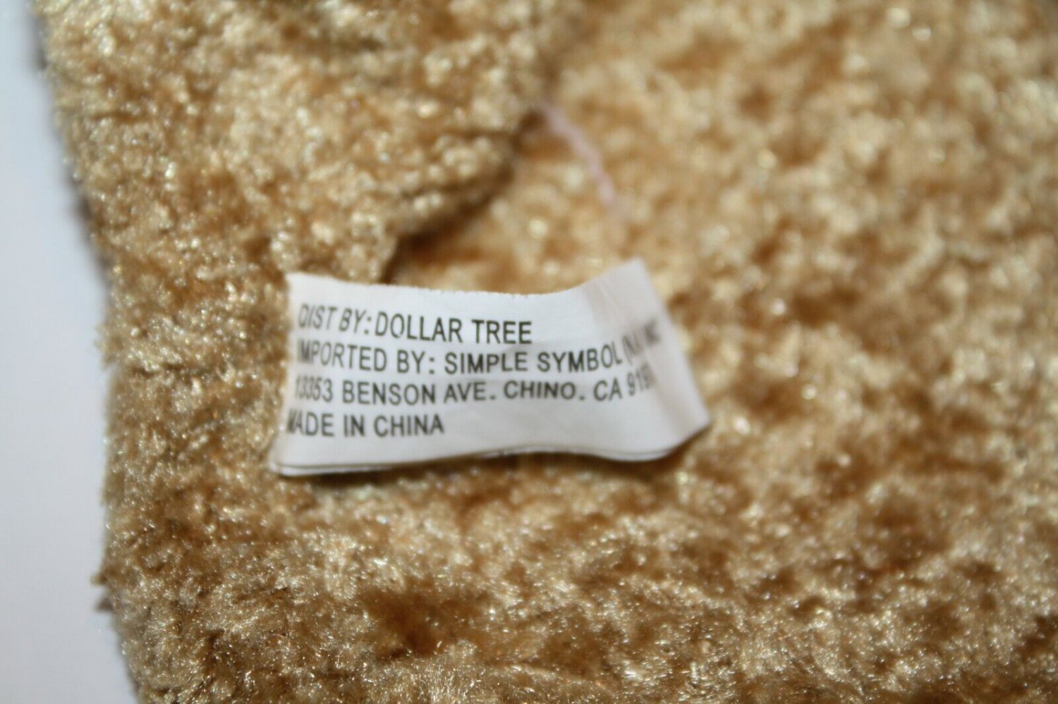 Dollar Tree Monkey Hand Puppet Beige Cream Plush 11" Stuffed Doll Tan ...