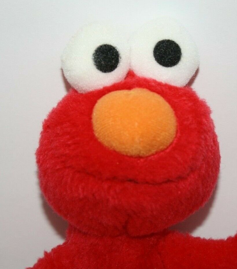 Elmo Doll 9" Sesame Street Plush Soft Toy 2003 Small Stuffed Muppet ...