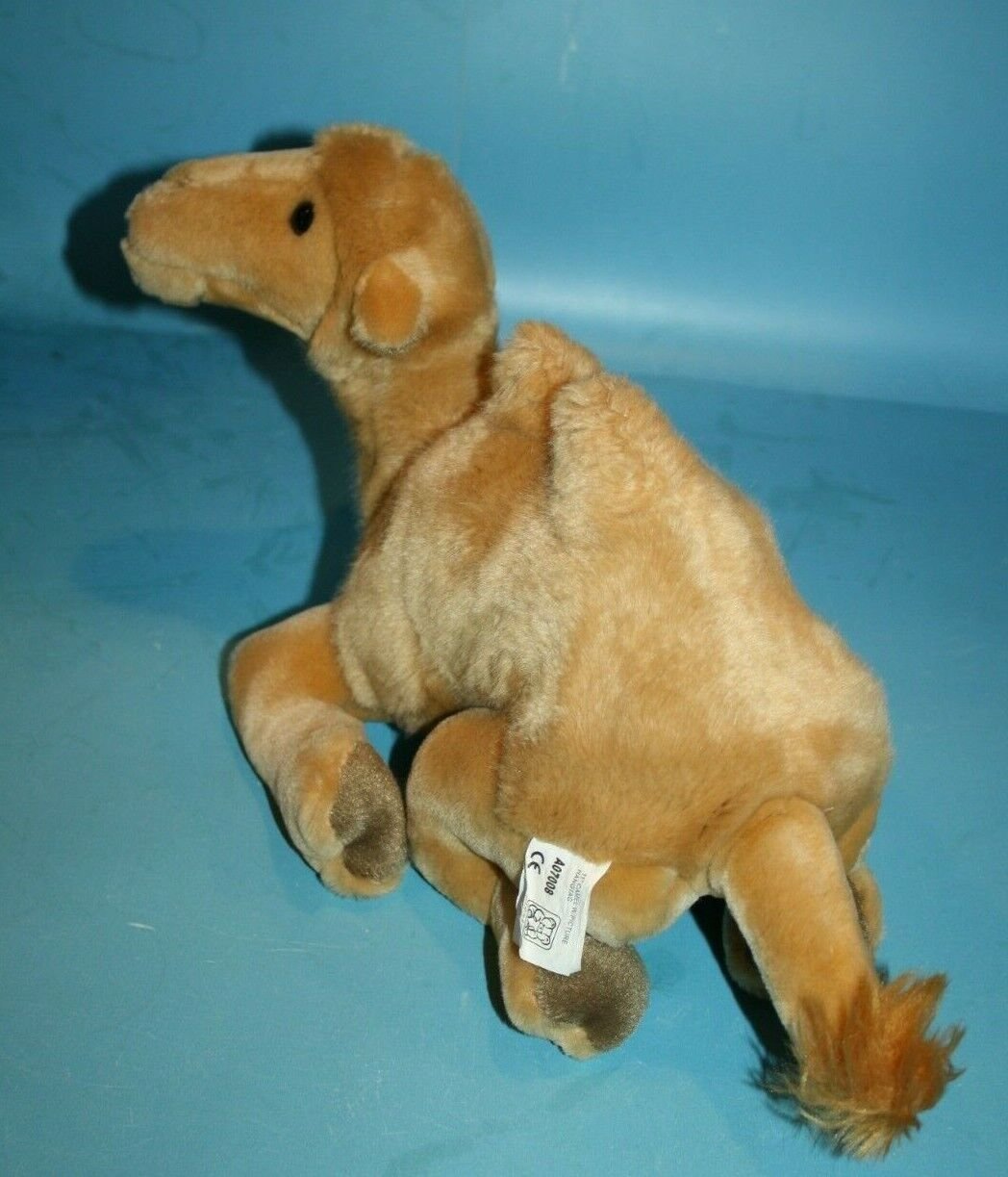 Fiesta Two Hump Camel 11” Plush Sits Soft Toy Tan Laying Stuffed Animal ...