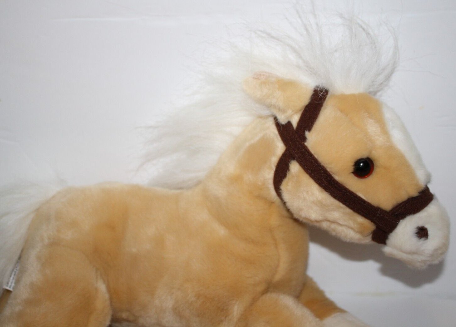 Wells Fargo Legendary Pony Lightning Horse 12" Plush Palomino Stuffed ...