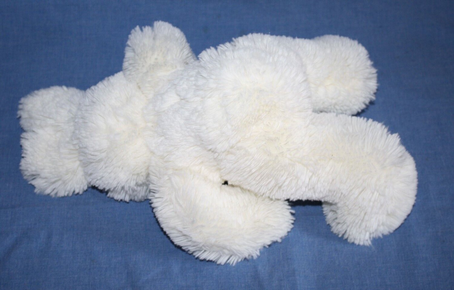 Ivory Fluffy Plush Easter Bunny Rabbit 11" Soft Stitched Nose Soft Toy ...