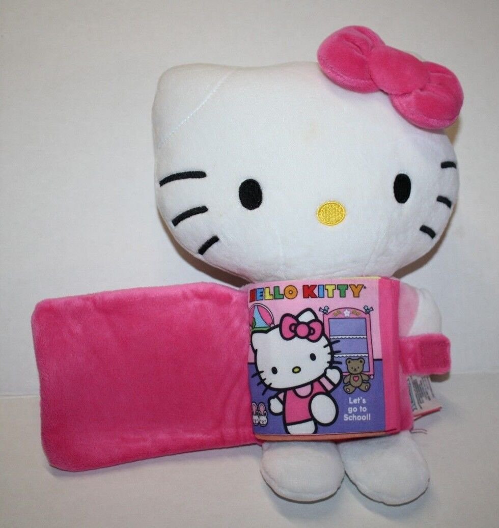 Hello Kitty Book Buddies 12" Pink Plush Soft Toy 2013 Zoobies Stuffed ...