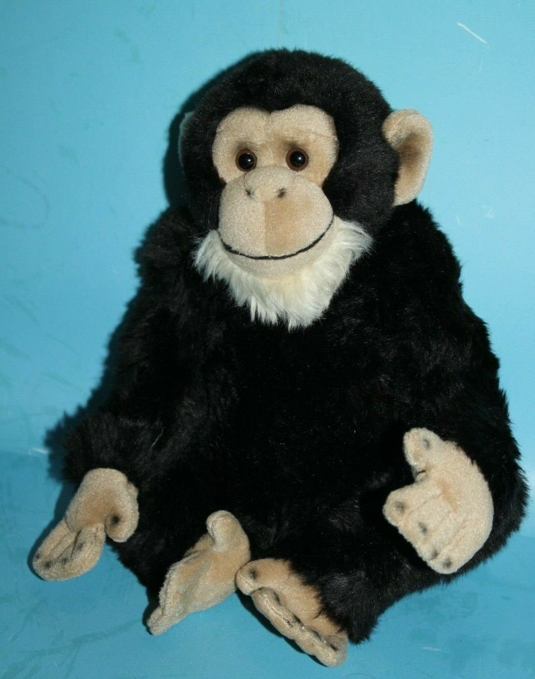 Webkinz Signature Monkey Chimpanzee Plush Jungle Stuffed Chimp WKS1002 ...