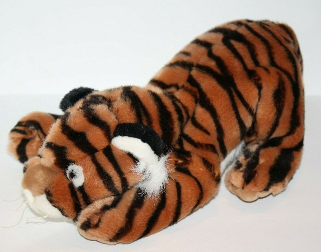 Aurora Plush Full Body Tiger Puppet 14" Cuddly Stuffed Animal Wild Cat ...