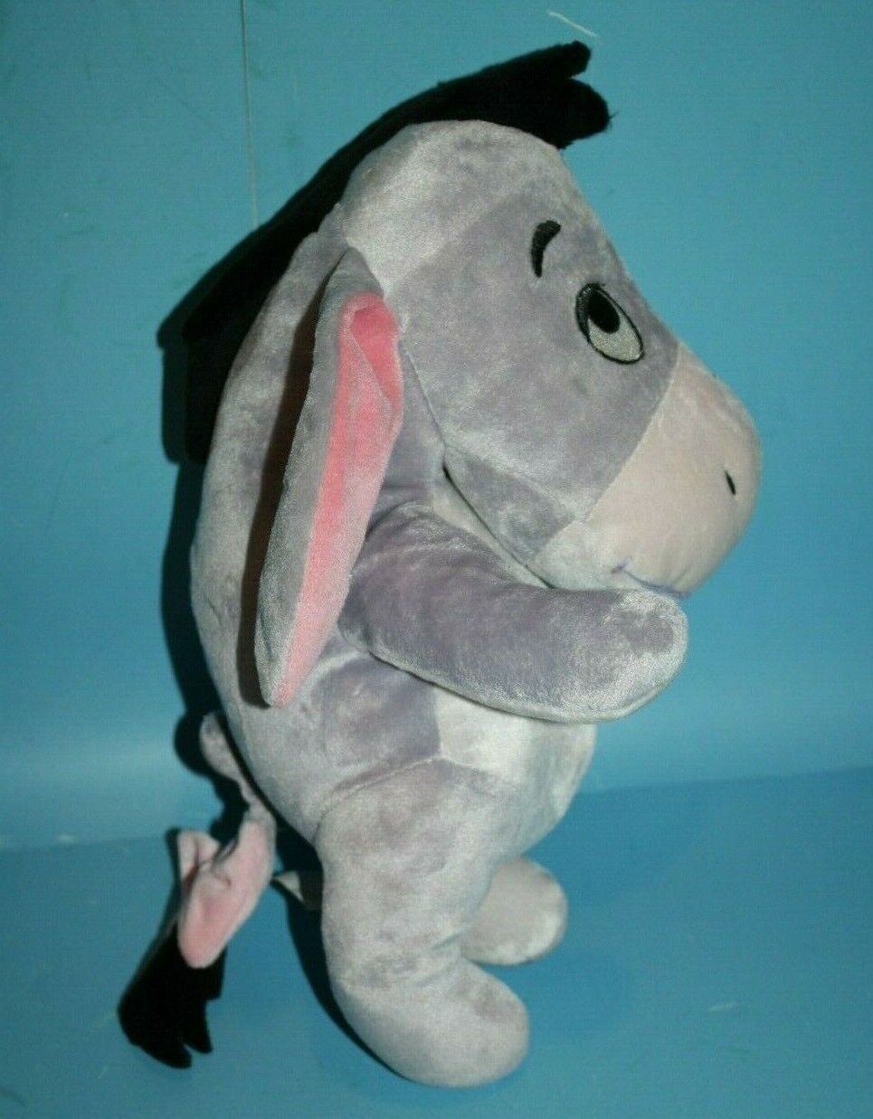 Disney Babies Baby Eeyore 12" Plush Pink Bow Tail Stuffed Animal Soft Toy