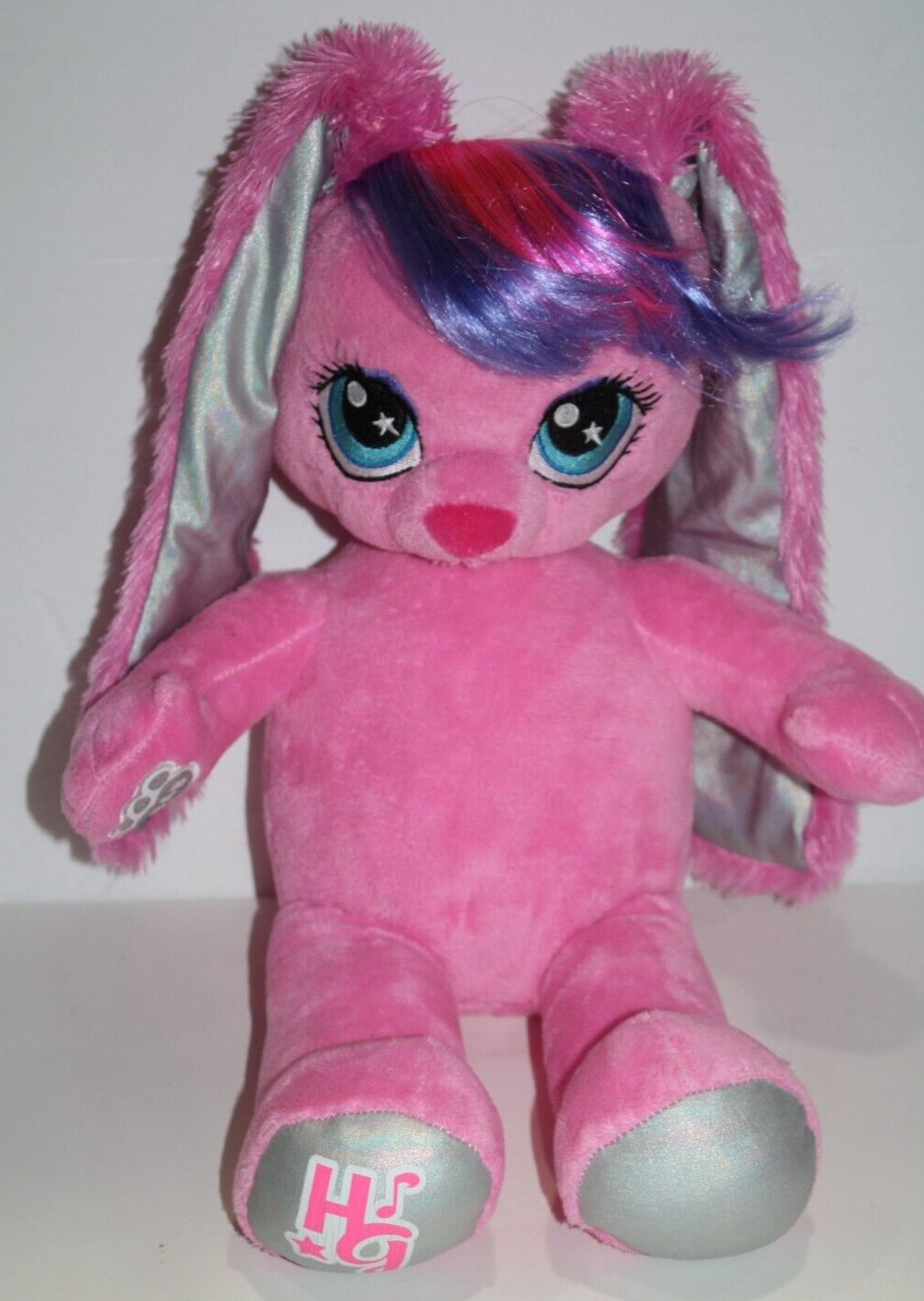Build A Bear Workshop Honey Girls 18" HG RISA Pink Purple Rock Star ...