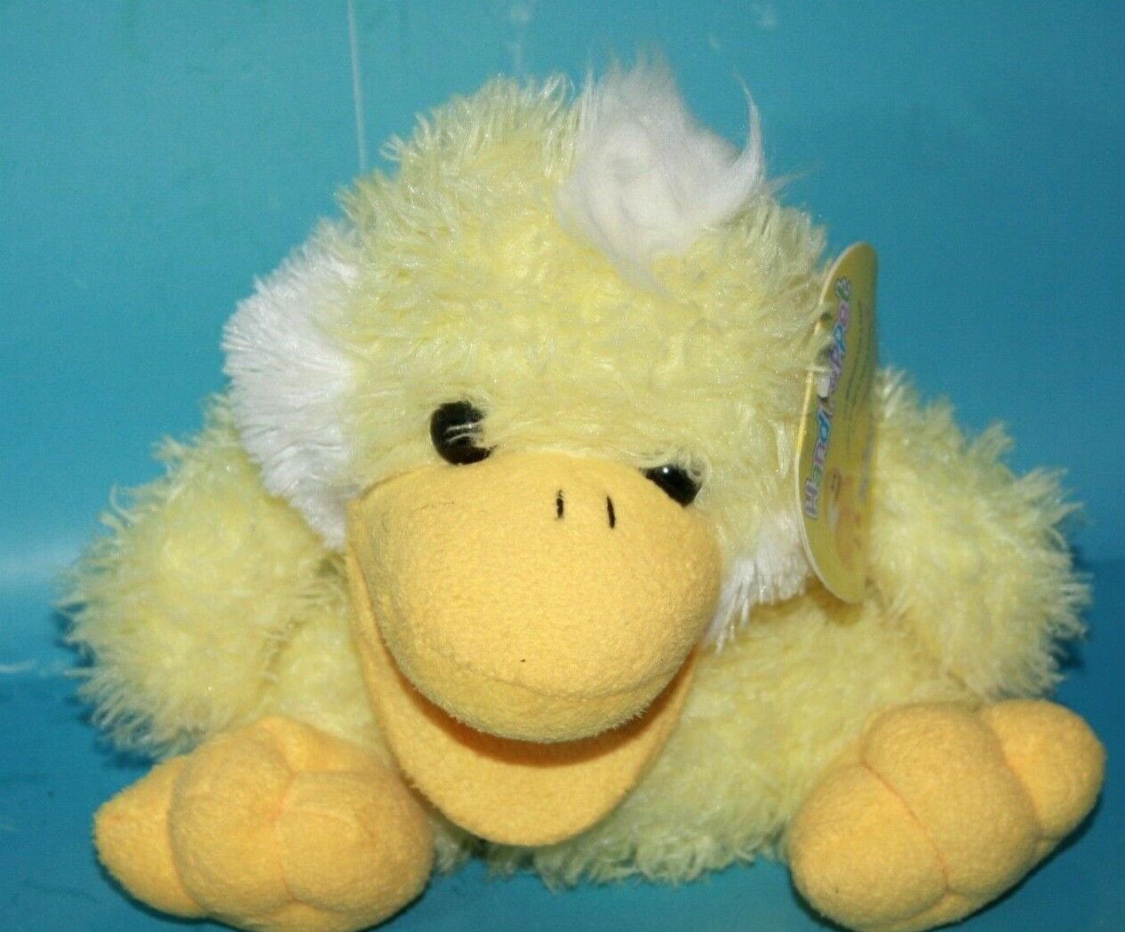 Fiesta Stuffed Animal Easter Duck Hand Puppet 9" Soft Toy Yellow Plush ...