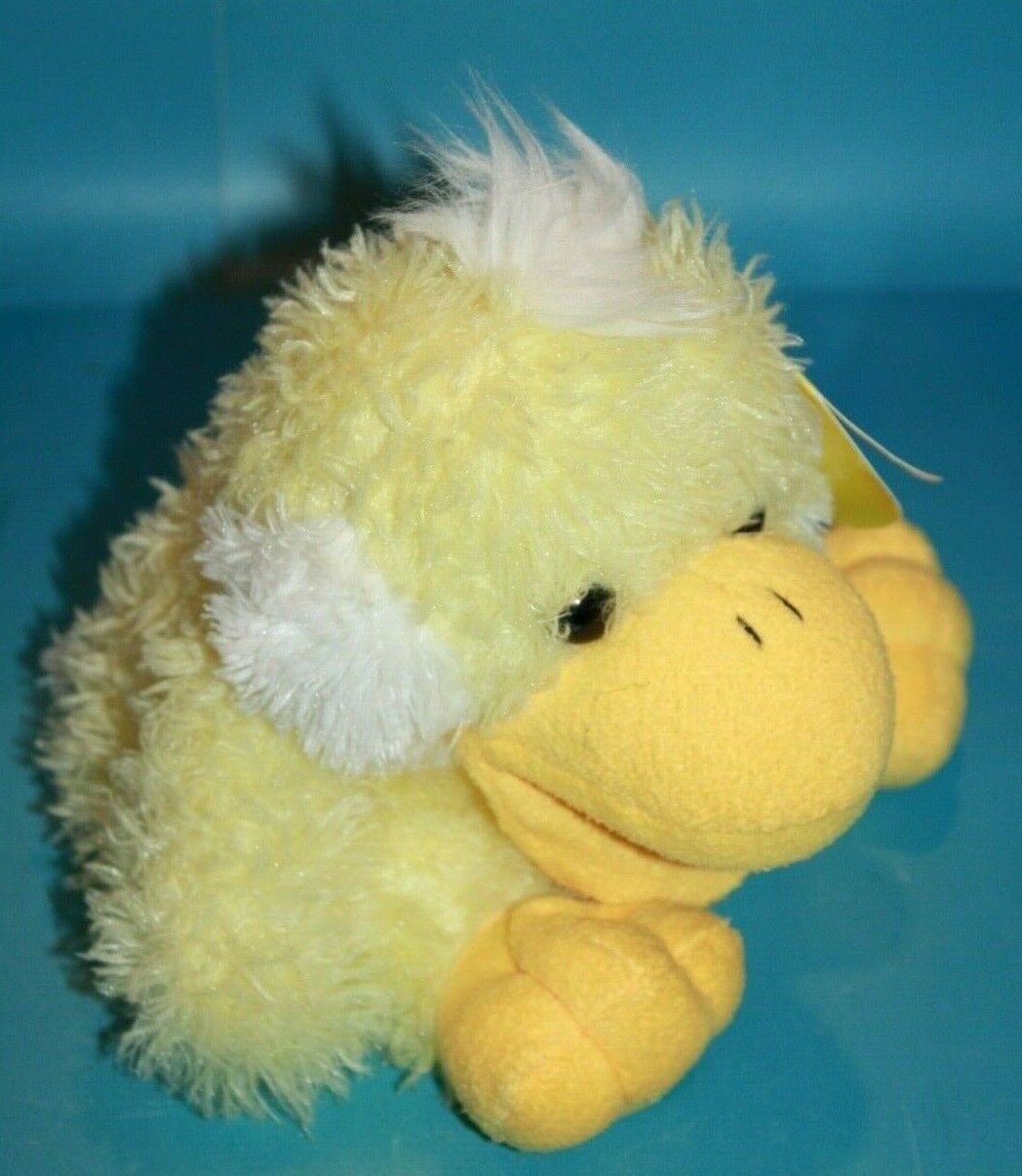 Fiesta Stuffed Animal Easter Duck Hand Puppet 9" Soft Toy Yellow Plush ...